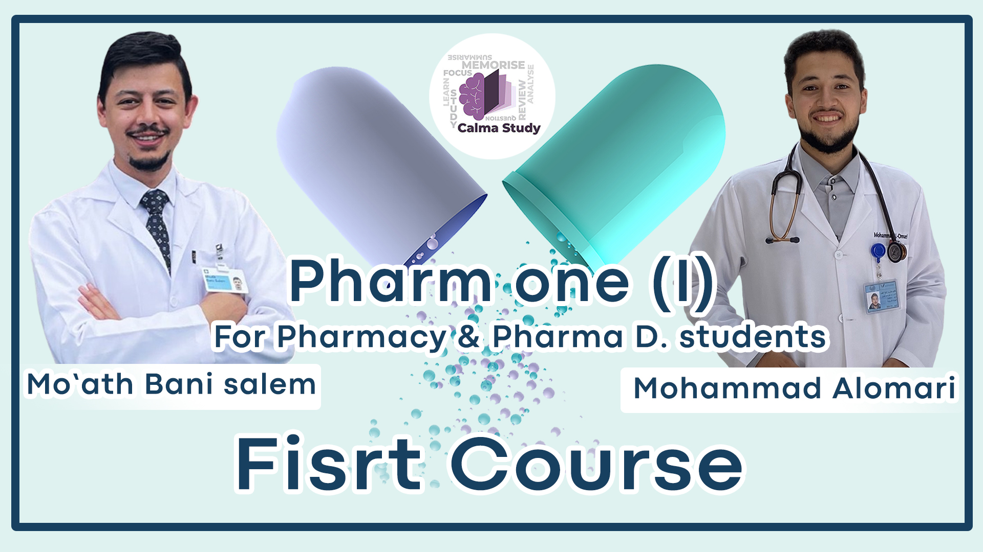 Pharmacology 1 at JUST First Course for pharmacy and PharmD with Moath ...